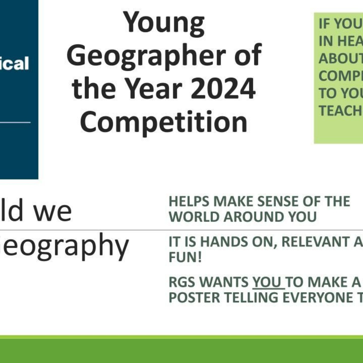 Churchill Academy & Sixth Form - Get involved in the Young Geographer ...